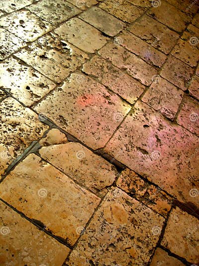 Worn stone floor stock image. Image of ancient, texture - 257639