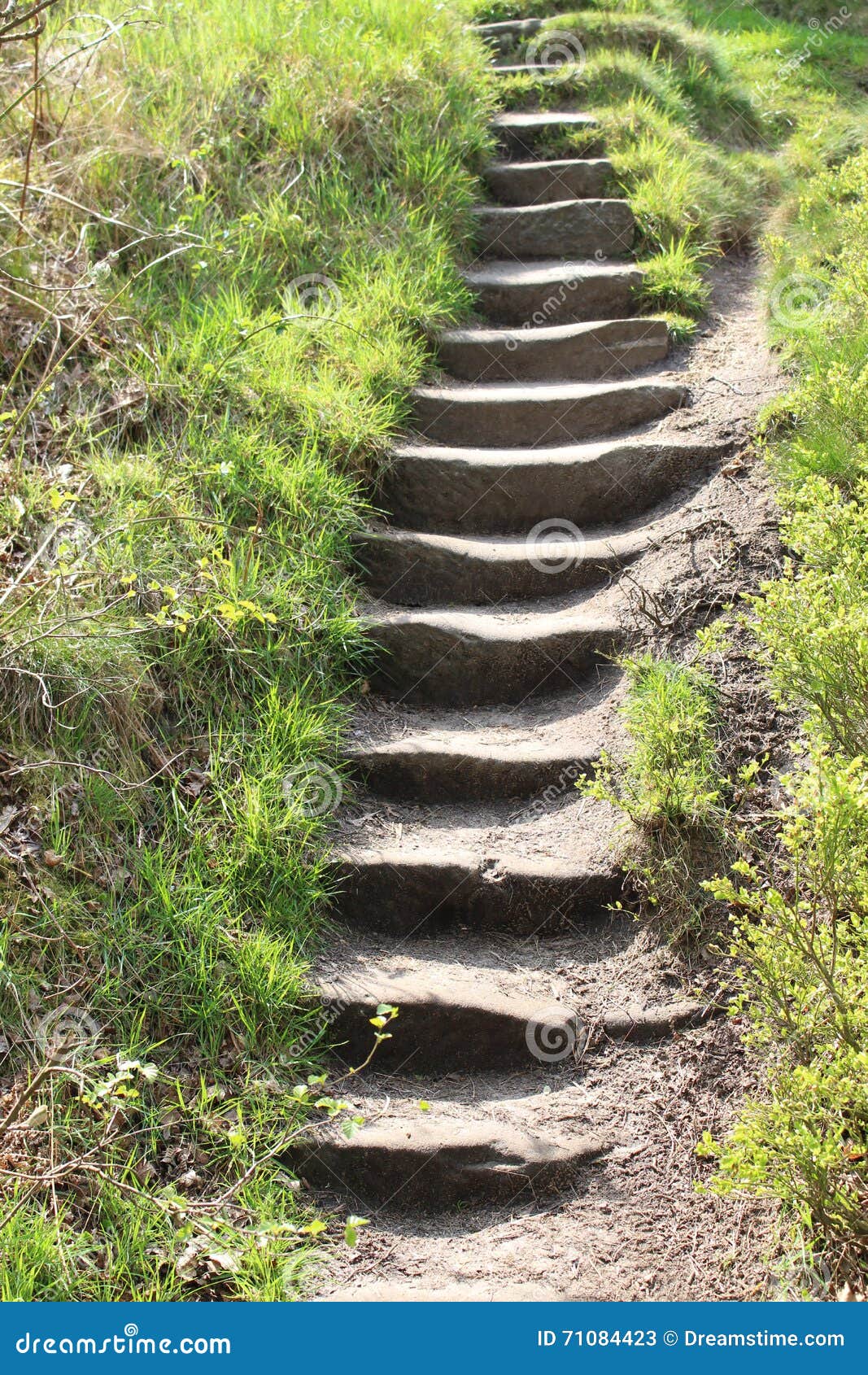 Worn stone steps stock image. Image of worn, steps, uneven - 71084423