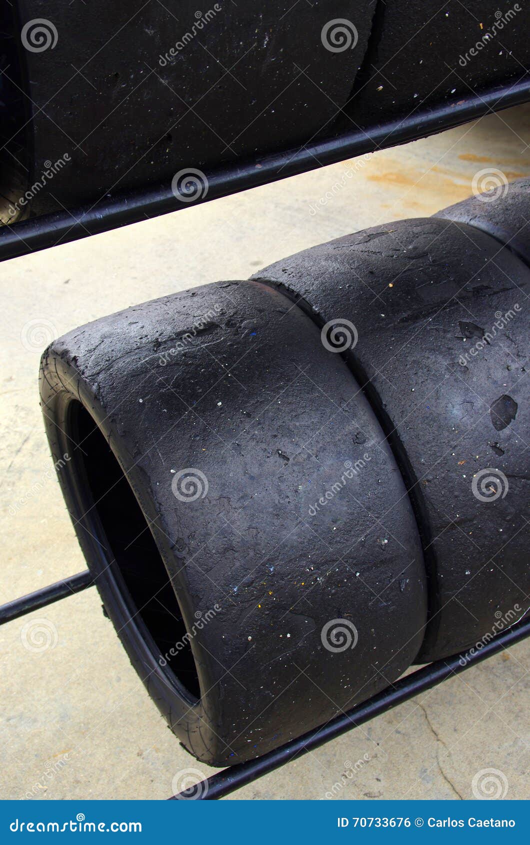 Worn Tires stock photo. Image of motorsport, rubber, competition - 70733676