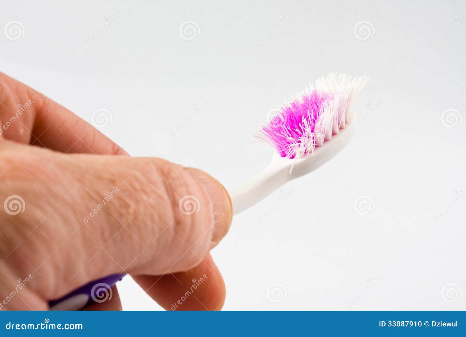 Worn toothbrush stock photo. Image of dental, multicolored - 33087910