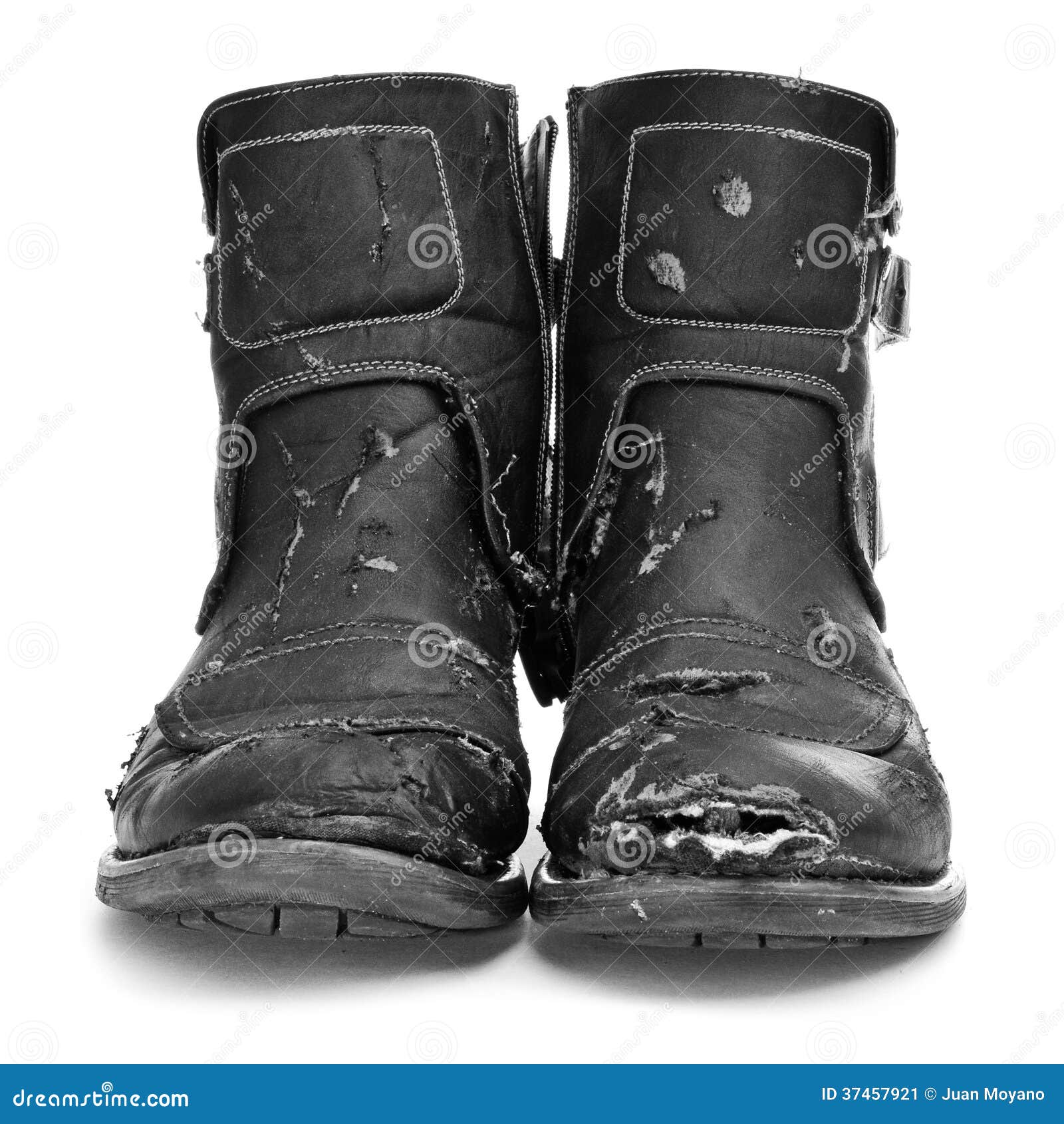 Worn and torn boots stock image. Image of pilgrimage - 37457921