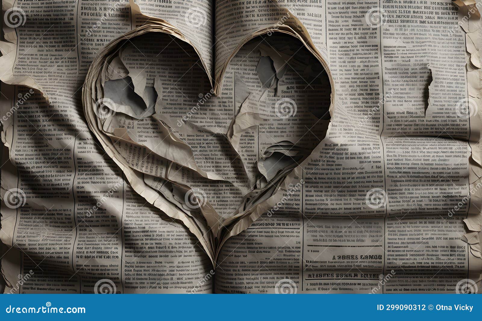 Worn, Torn, Dull, Dusty Newspaper Texture, Paper Texture Background ...