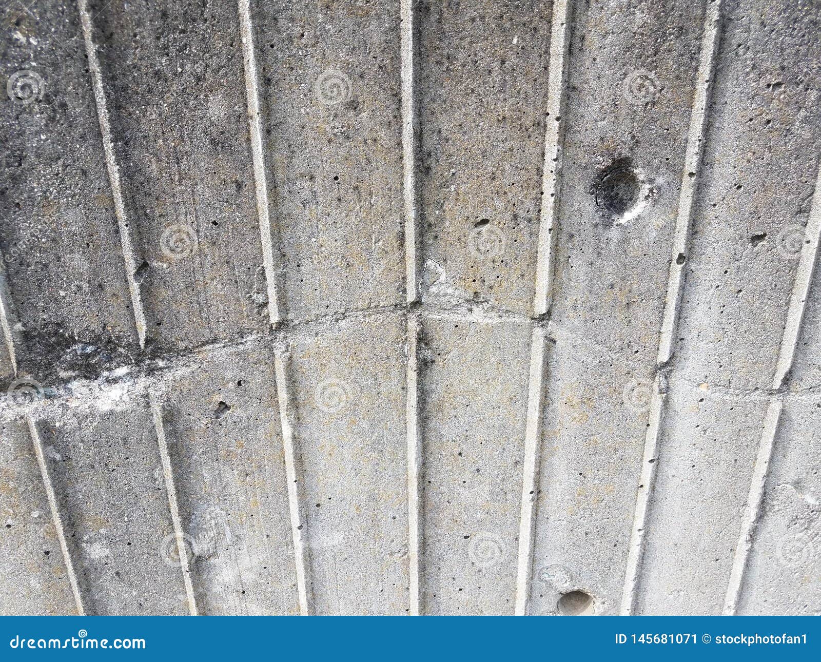 Worn Grey Cement Wall with Scratch or Damage Stock Image - Image of ...