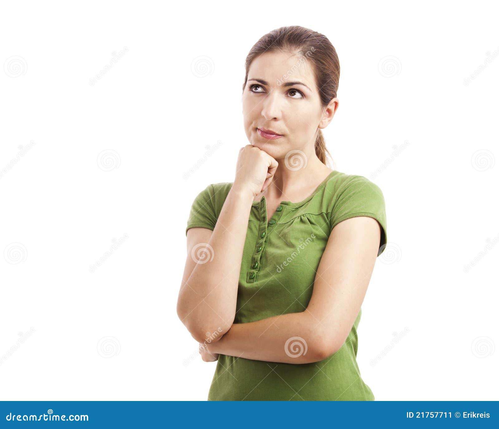 Worried stock image. Image of young, green, expression - 21757711