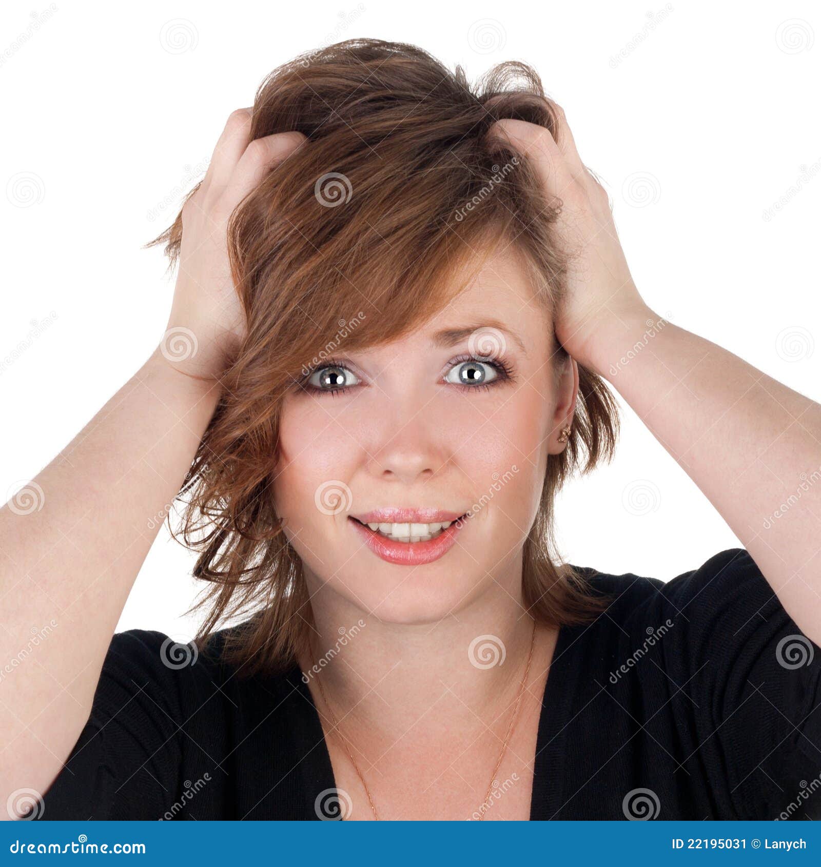 Worried stock image. Image of model, expression, face - 22195031