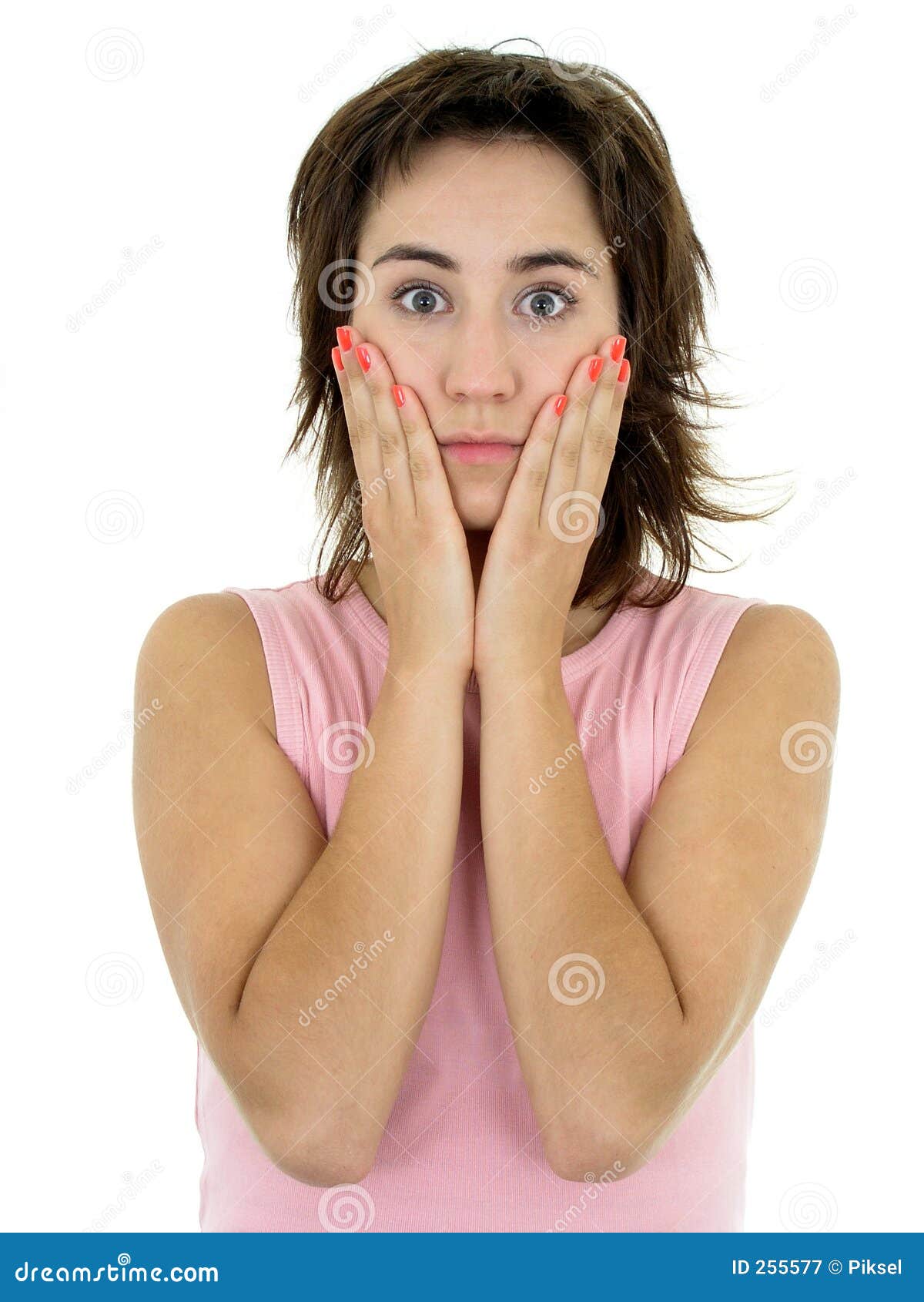 Worried stock image. Image of female, people, person, gesture - 255577