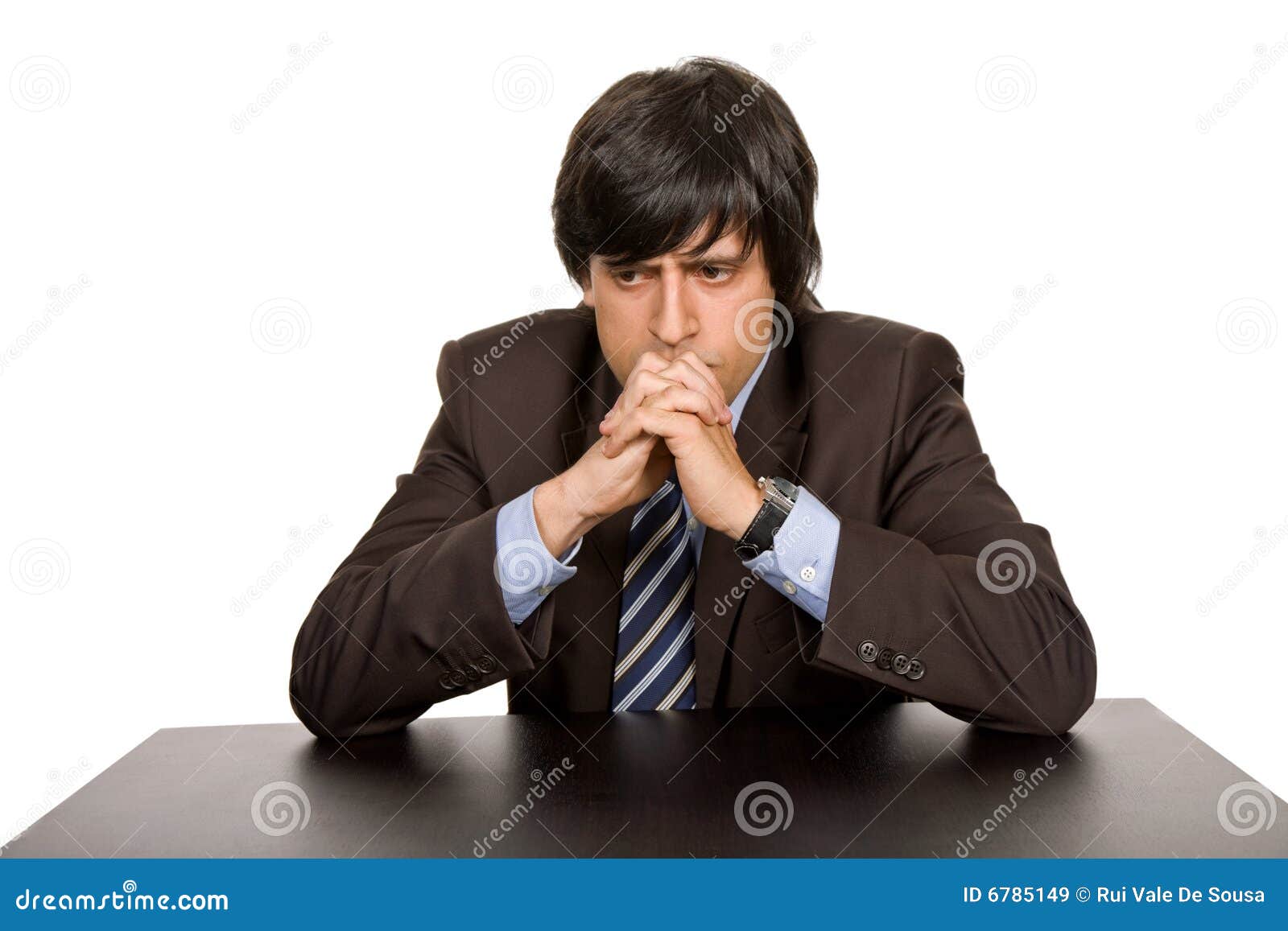 Worried stock image. Image of chief, company, model, businessman - 6785149