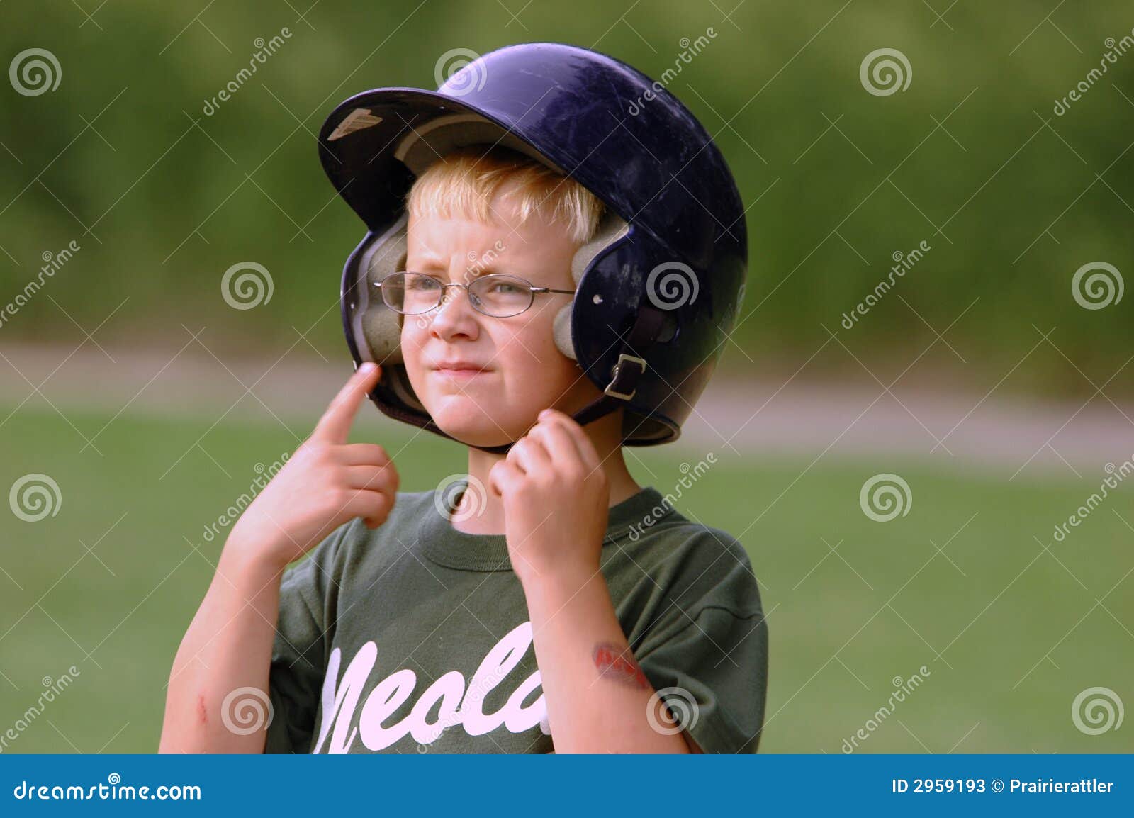 Worried Base Runner stock image. Image of spectacles, summer - 2959193