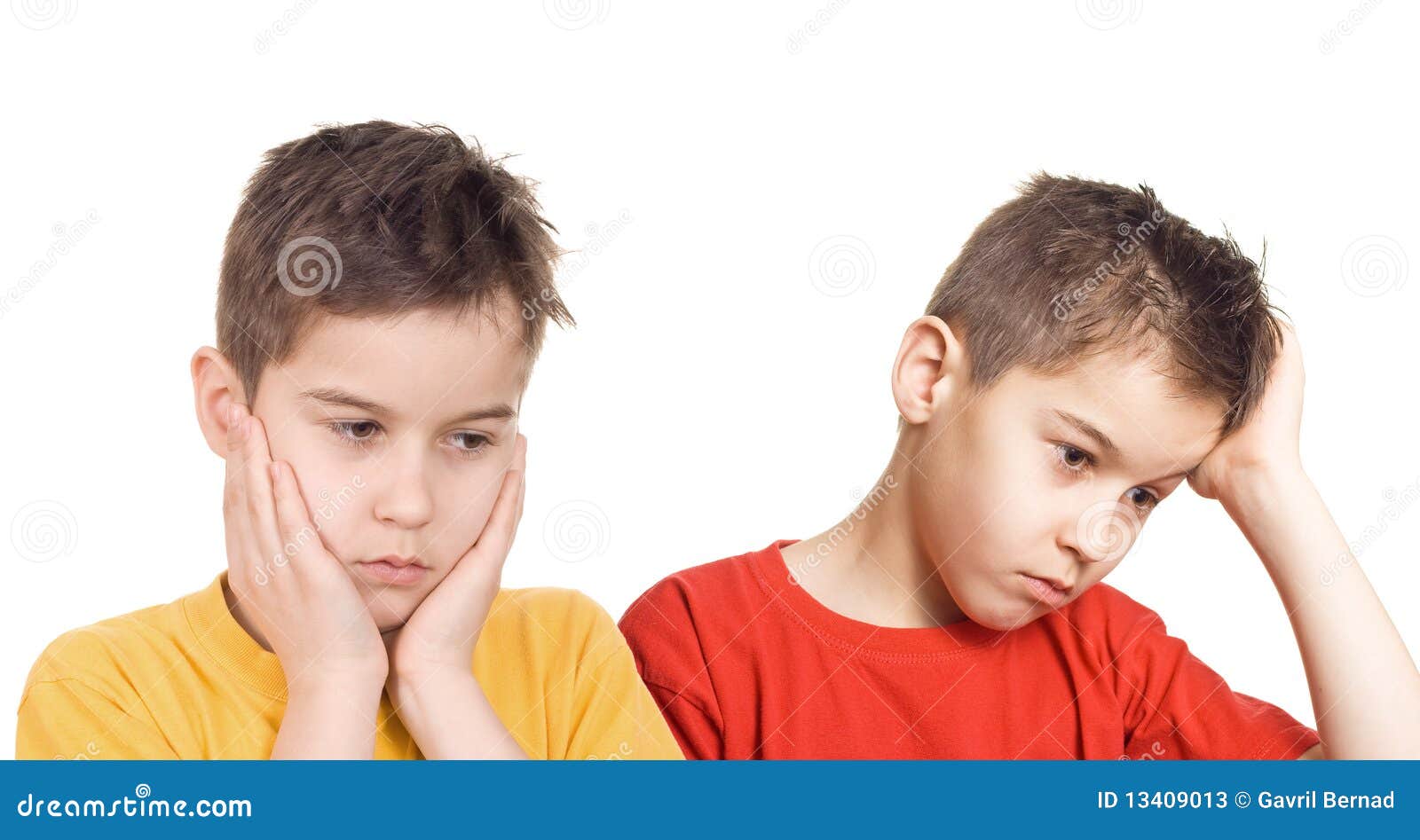 Worried boys stock image. Image of holding, grief, sorrow - 13409013