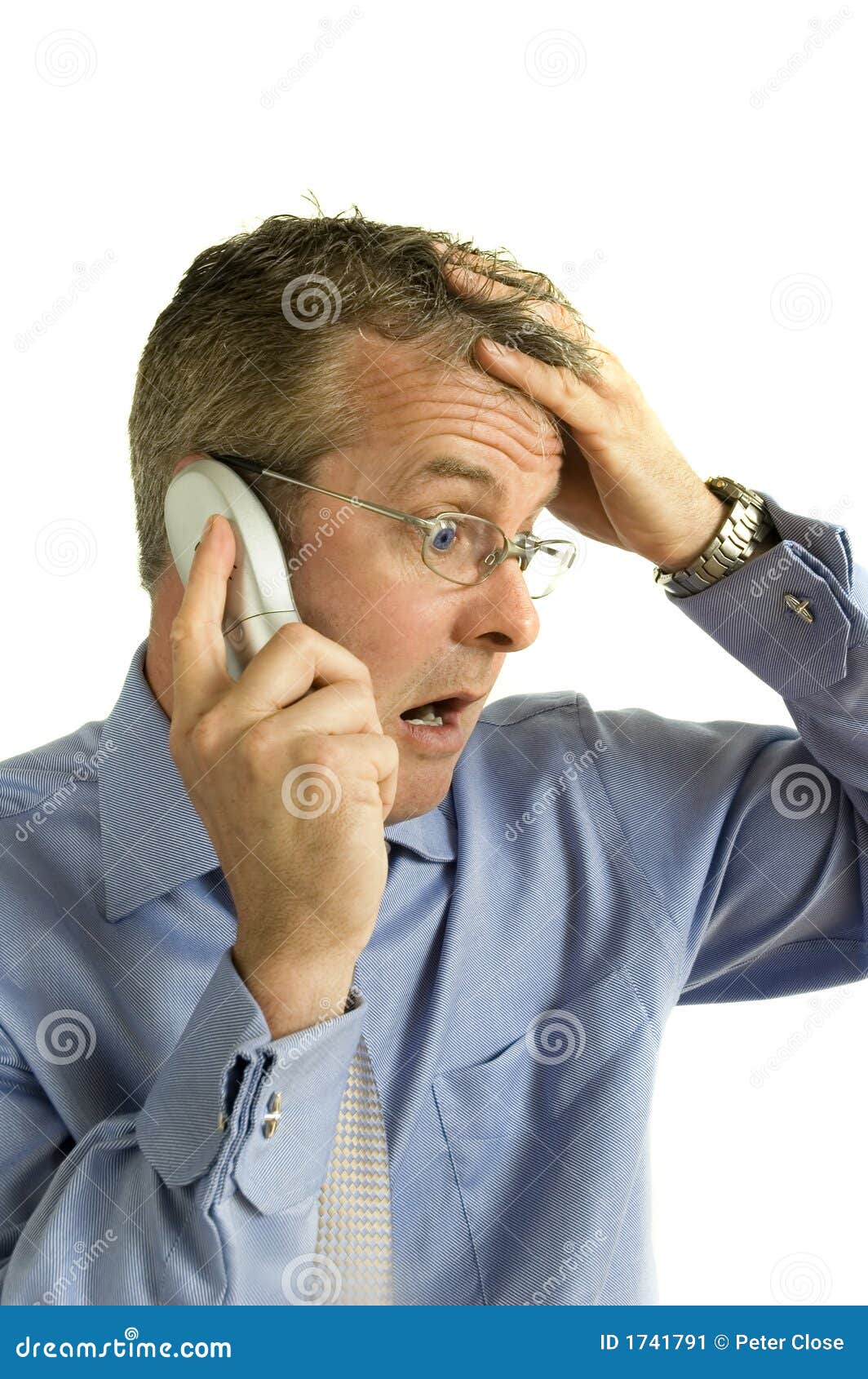 Worried business man stock image. Image of concepts, eyeglasses - 1741791