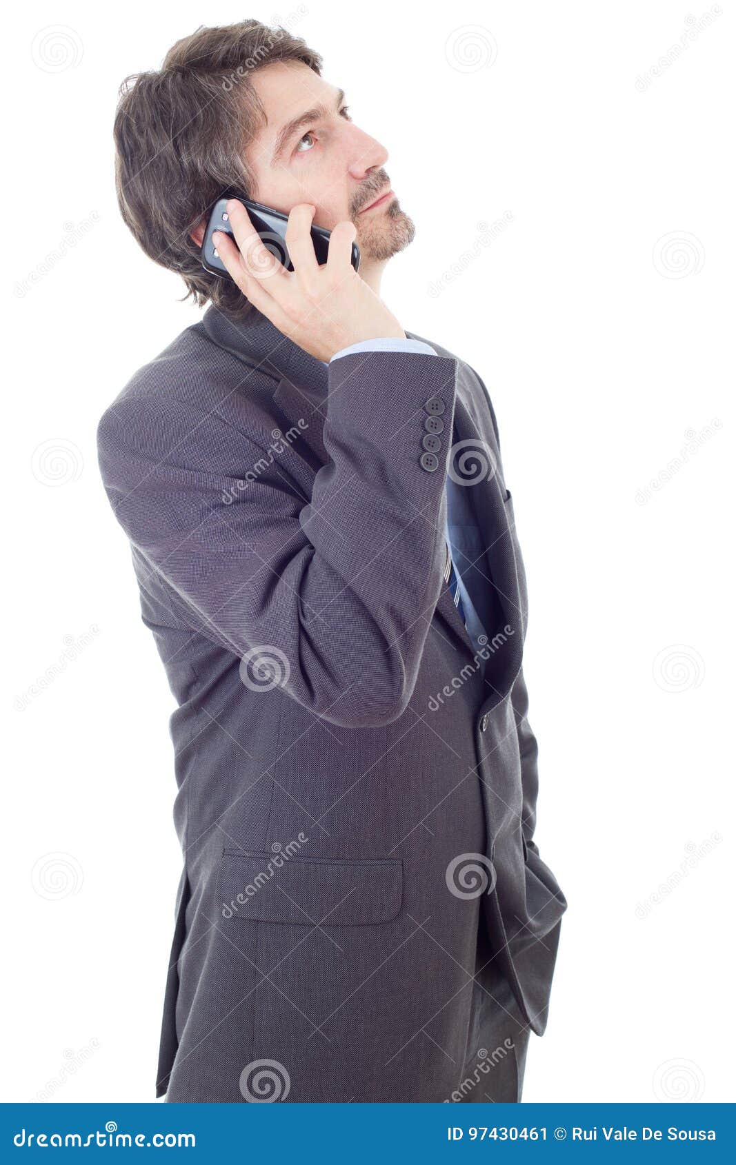 Calling stock image. Image of adult, powerful, businessman - 97430461