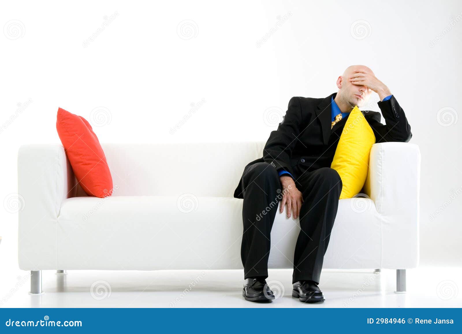Worried businessman stock photo. Image of worry, male - 2984946