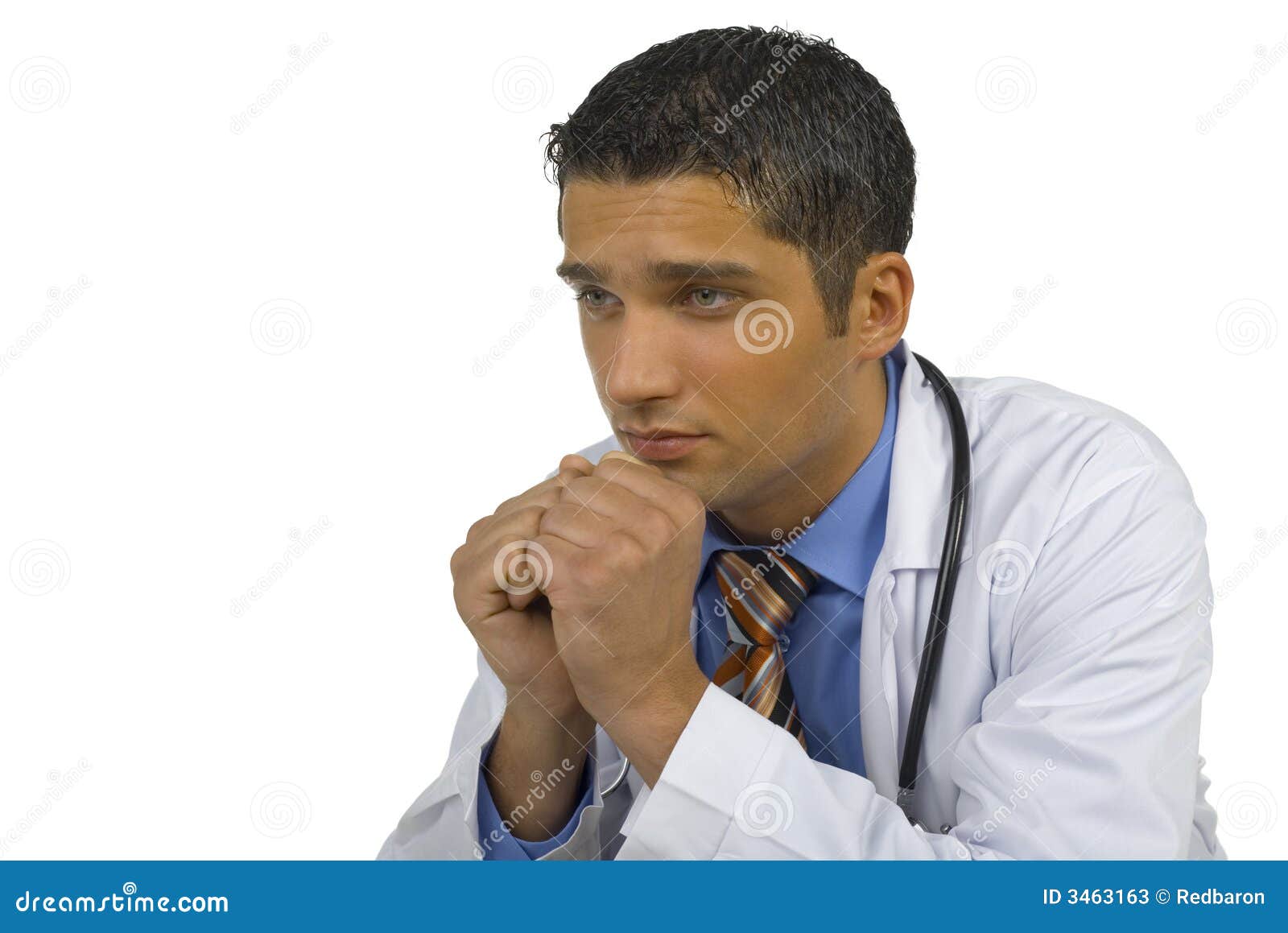 Worried doctor stock image. Image of cure, profession - 3463163