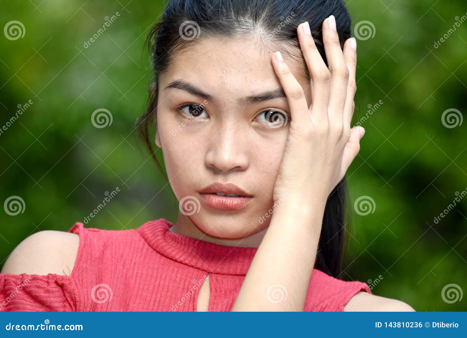 A Worried Girl Youth stock photo. Image of childhood - 143810236