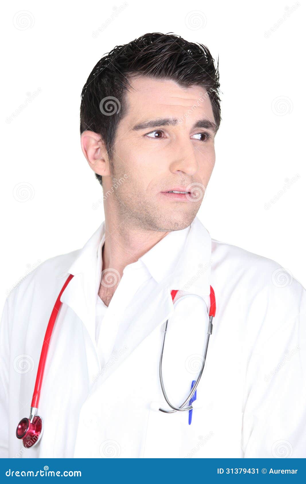 Worried looking doctor stock image. Image of health, dismay - 31379431