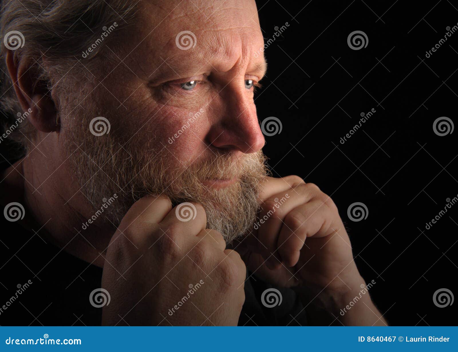 Worried Man stock image. Image of elderly, male, safety - 8640467
