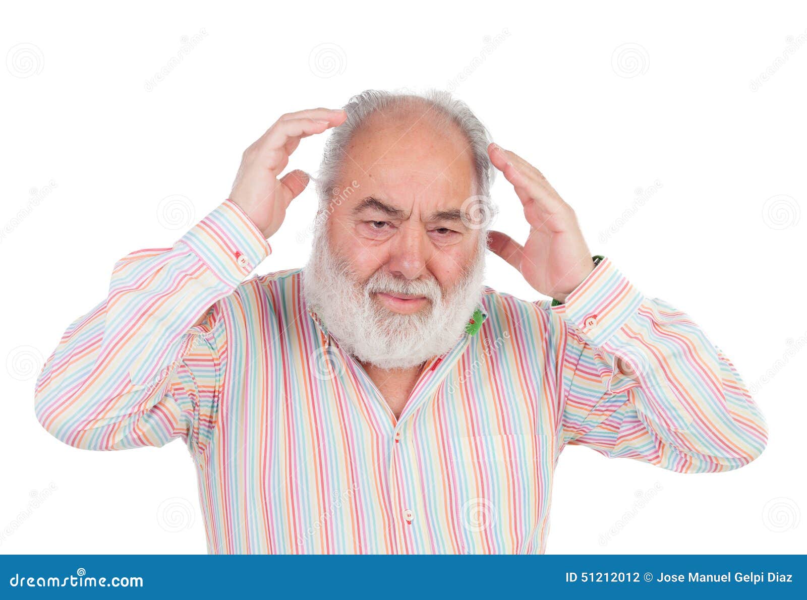 Worried senior man crying stock photo. Image of male - 51212012