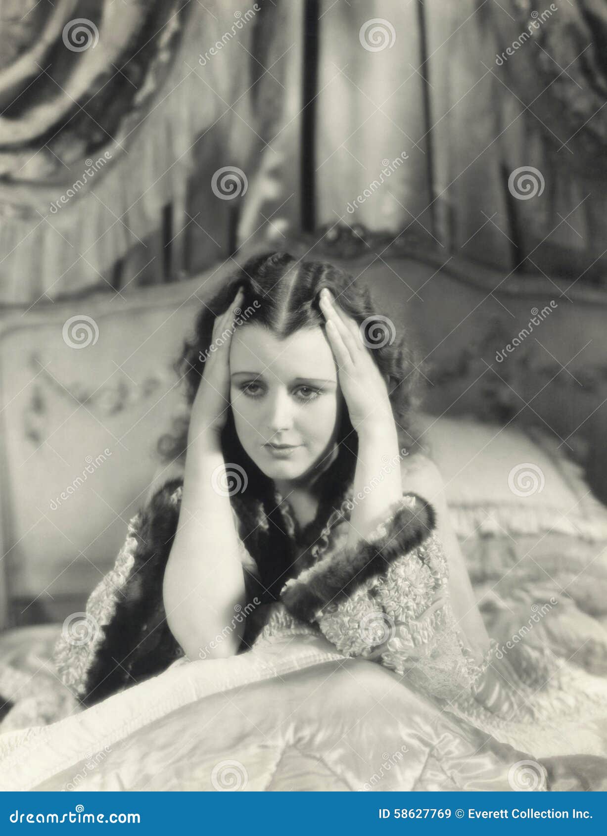 Worried sick stock image. Image of depression, contemplation - 58627769