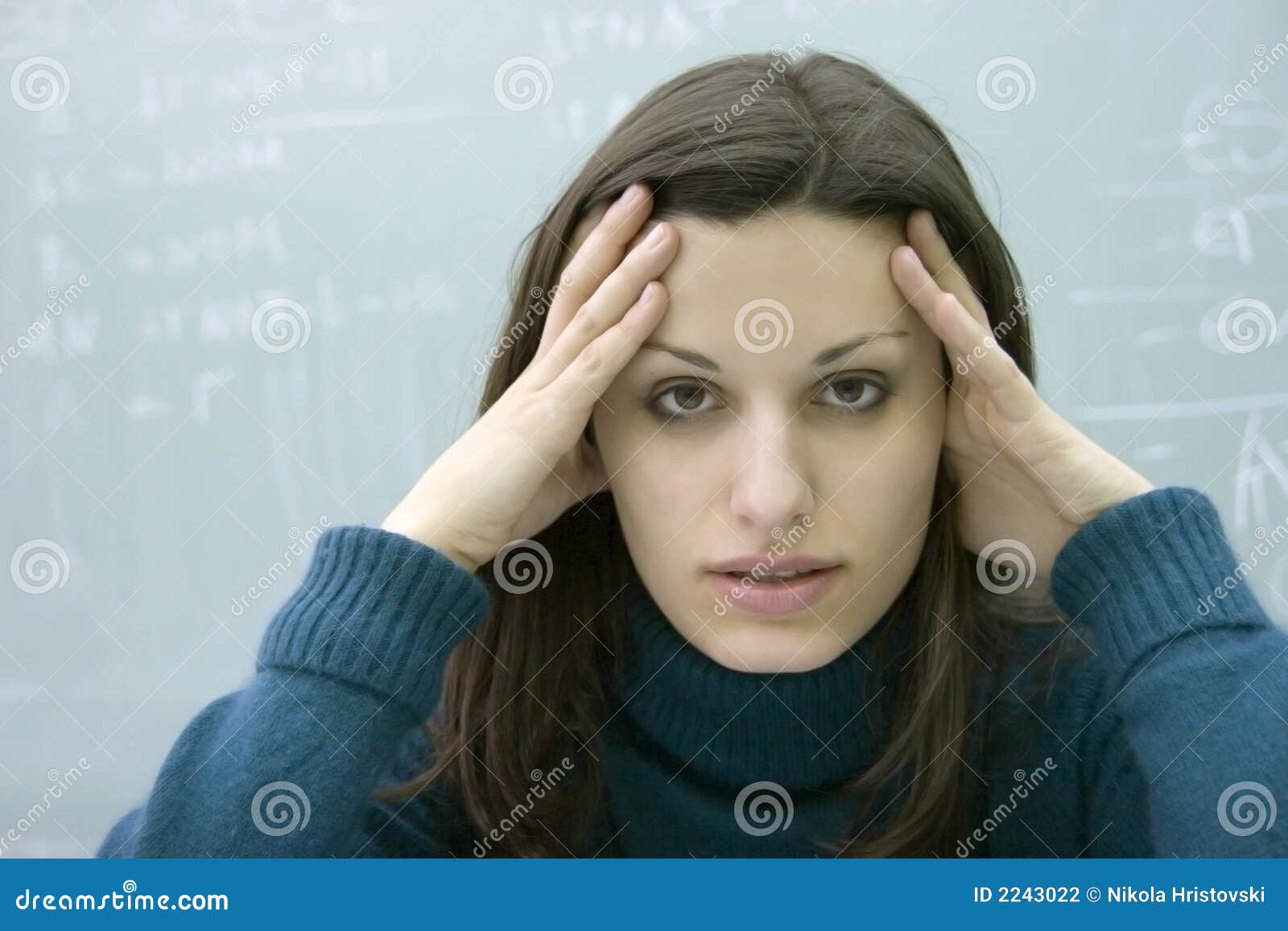 Worried student stock photo. Image of meeting, adults - 2243022