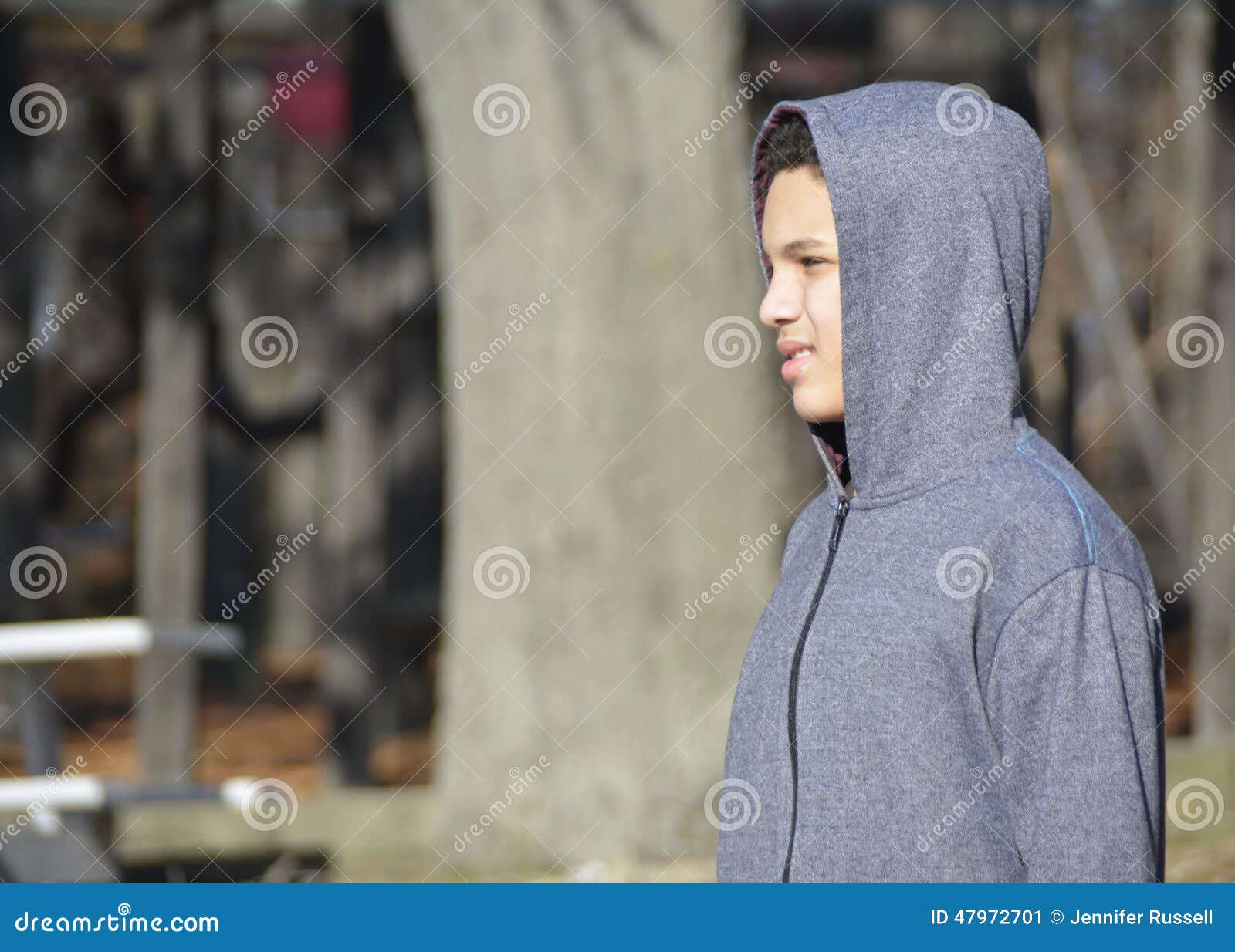 Worried Teen Boy stock image. Image of unsure, alone - 47972701