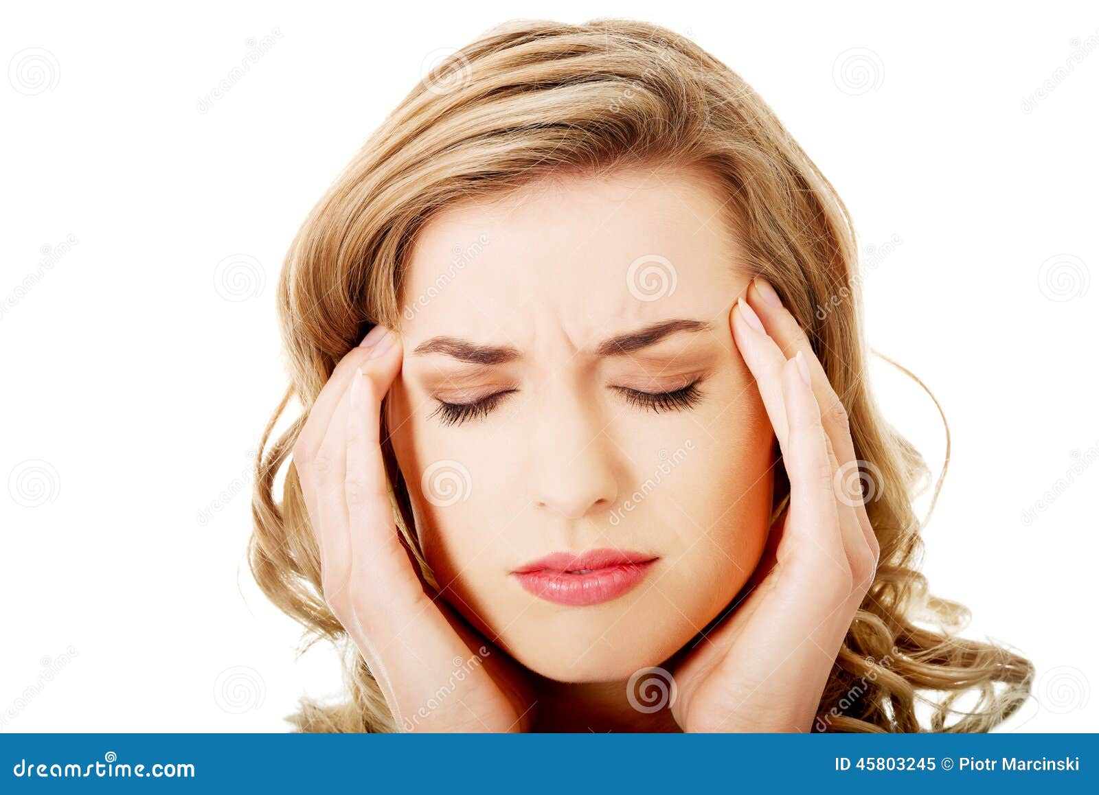 Worried woman stock image. Image of caucasian, grief - 45803245