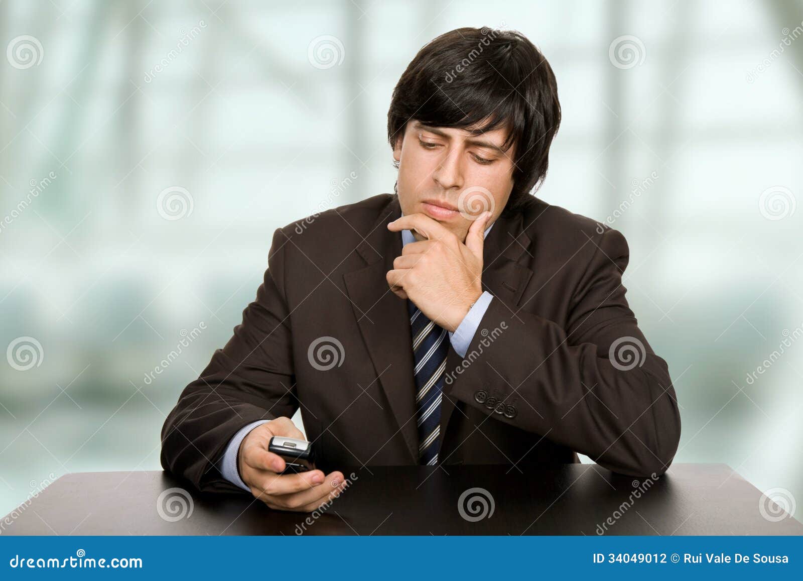 Worried stock photo. Image of portrait, serious, model - 34049012