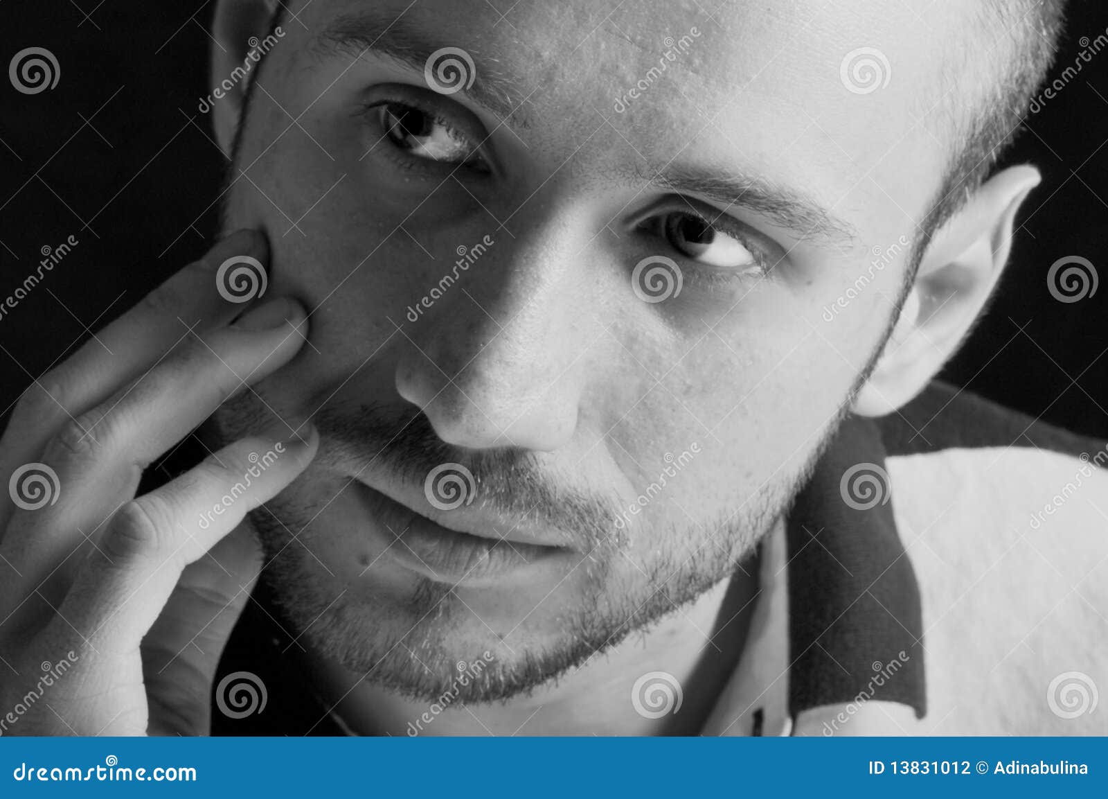 Worried young man stock photo. Image of businessman, adult - 13831012