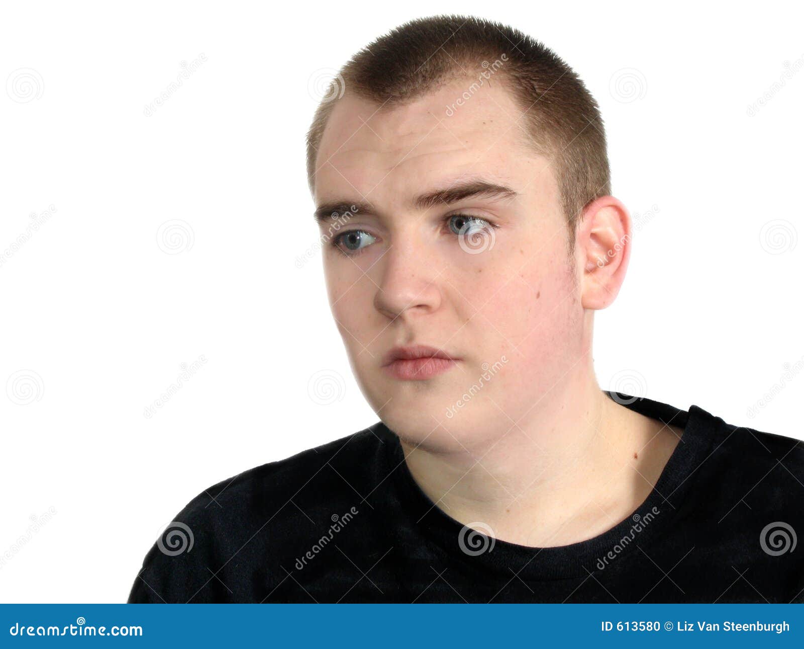 Worried Young Man stock photo. Image of serious, anxious - 613580