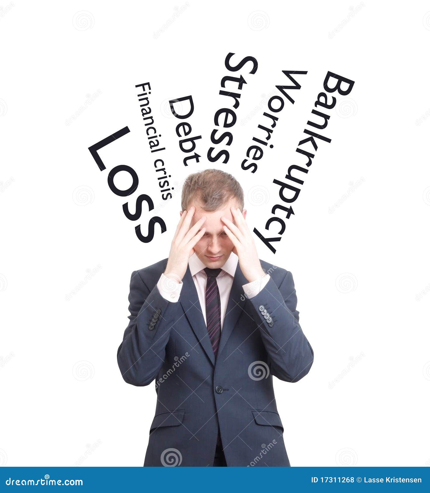 Worries stock photo. Image of banker, debt, disappointment - 17311268