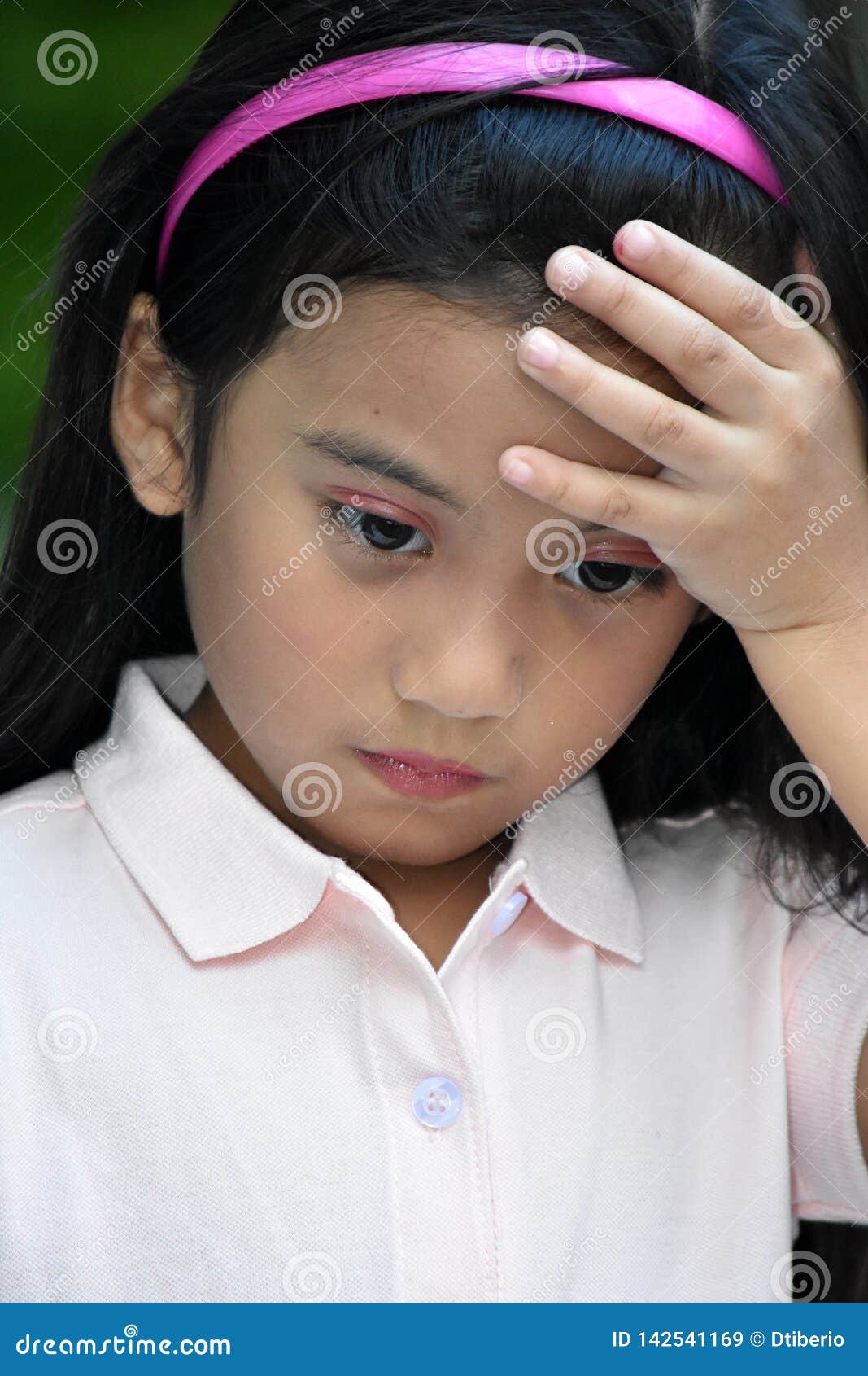 Worrisome Youthful Diverse Person Stock Image - Image of diversity ...