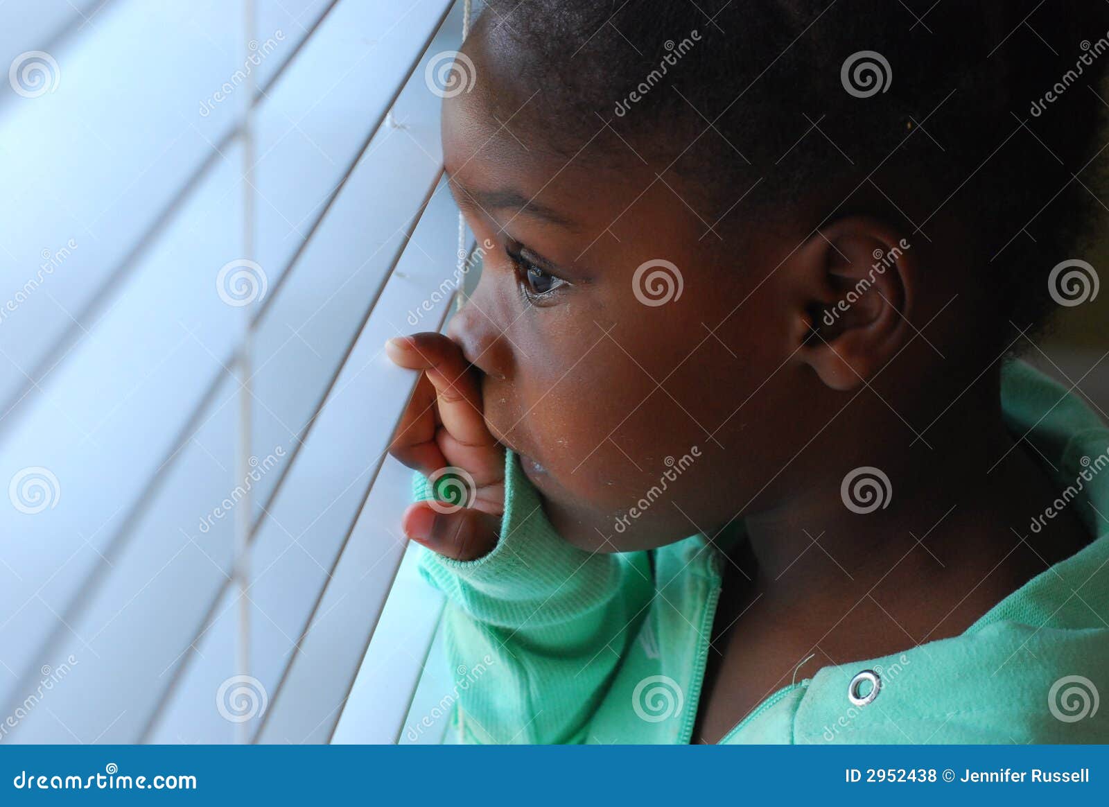 Worry stock photo. Image of ethnic, american, child, fear - 2952438