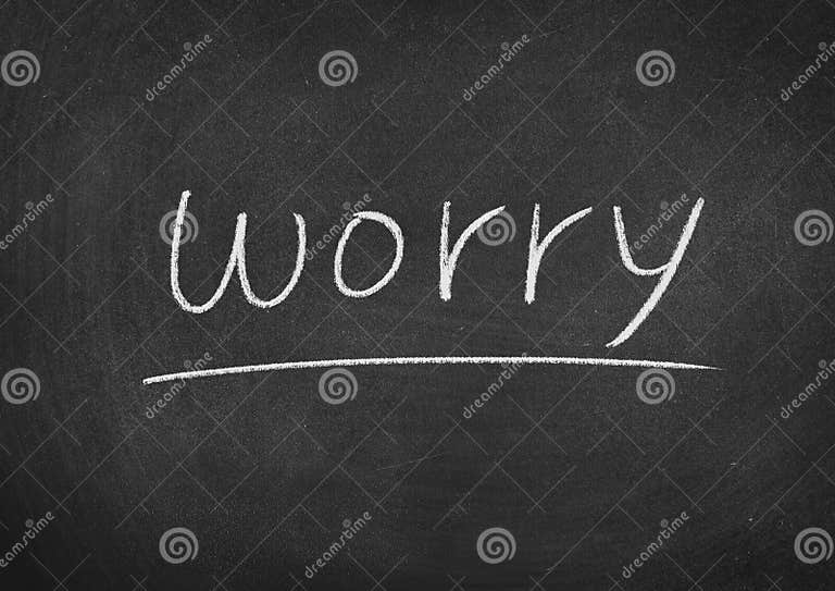 Worry stock photo. Image of abstract, worried, text - 114636502