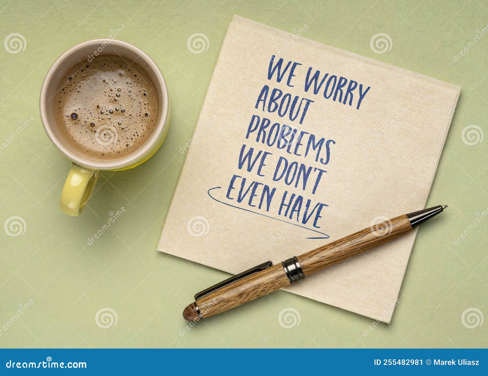 We Worry about Problems we Do Not Even Have Stock Image - Image of ...