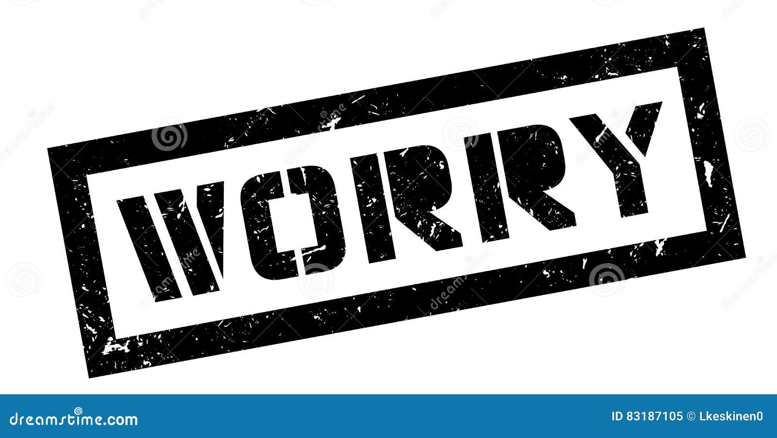 Worry rubber stamp stock illustration. Illustration of headache - 83187105