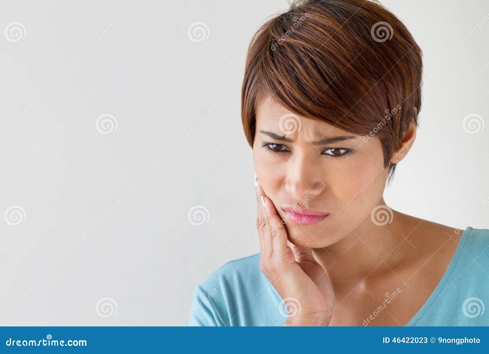 Worry Woman with Toothache, Oral Problem Stock Image - Image of dentist ...