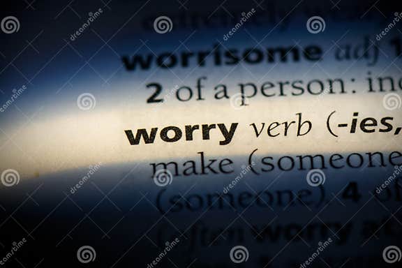 Worry stock photo. Image of language, vocabulary, english - 161578994