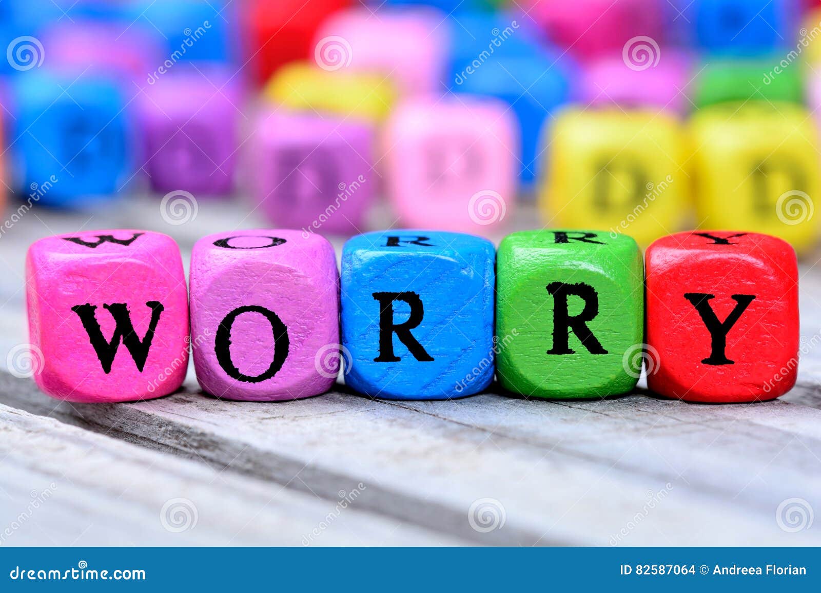 Worry word on table stock photo. Image of group, play - 82587064
