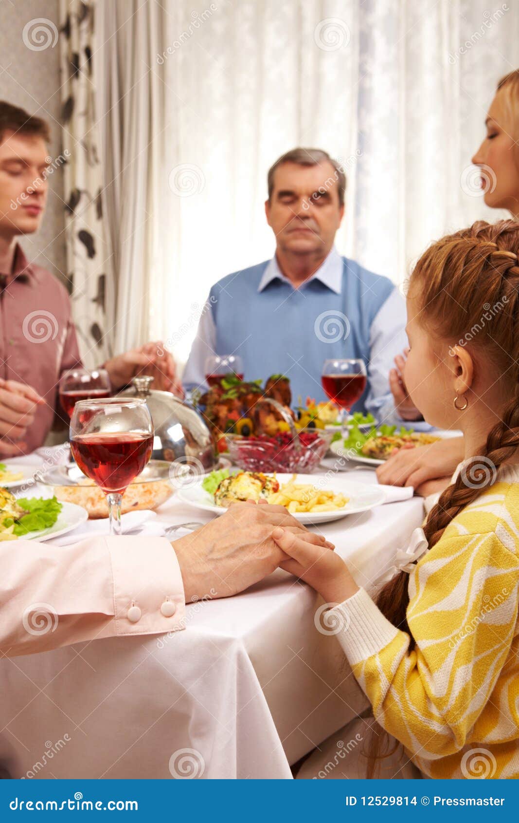 Worship stock photo. Image of holding, father, hand, food - 12529814