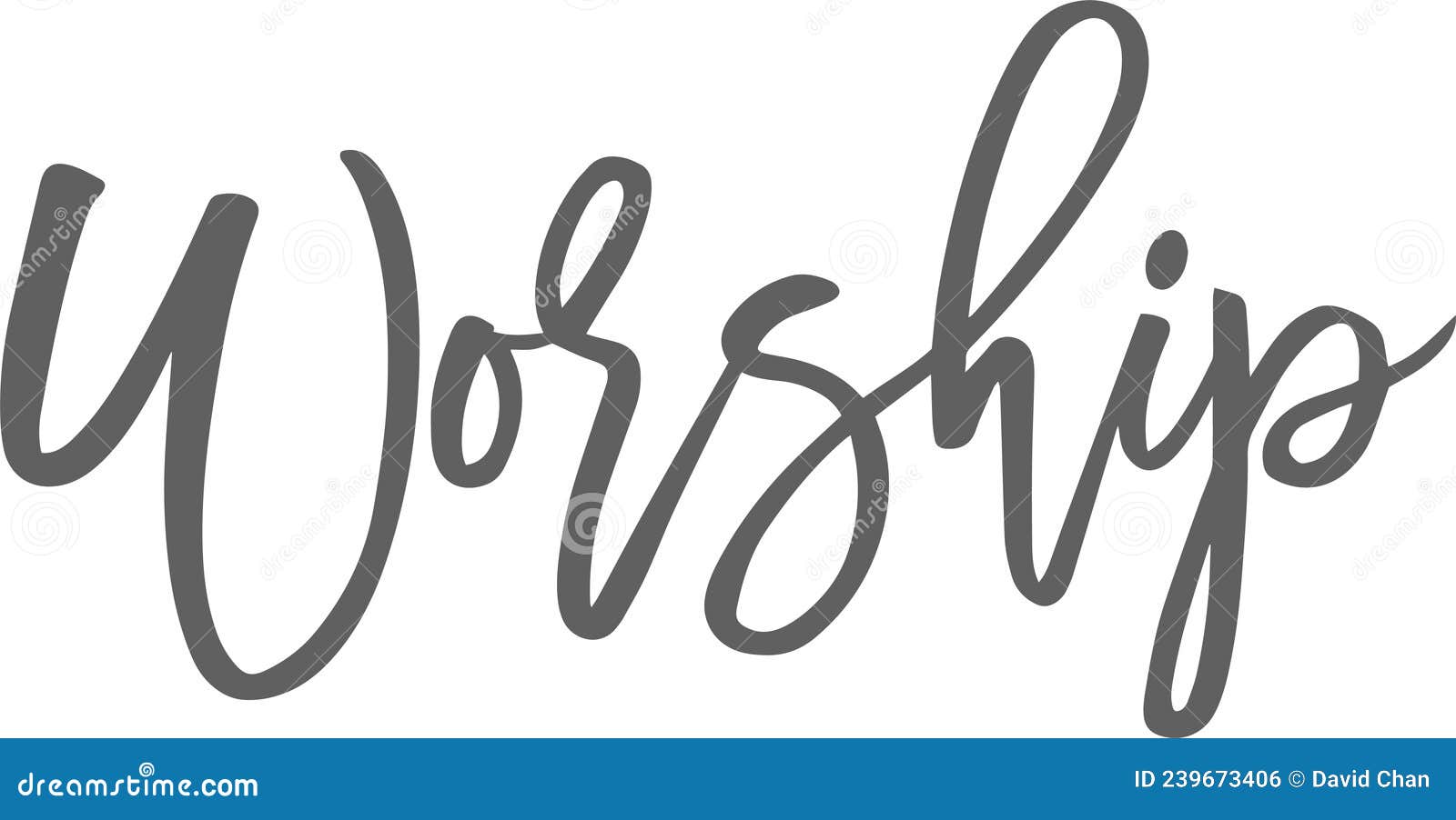 Worship Signs Inspirational Quotes Stock Vector - Illustration of ...