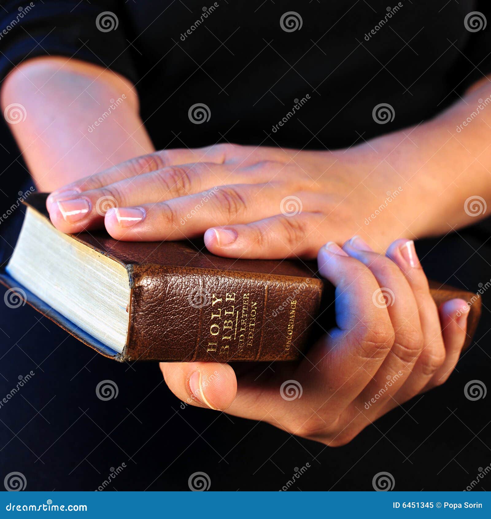 Worship time stock image. Image of worship, hand, book - 6451345