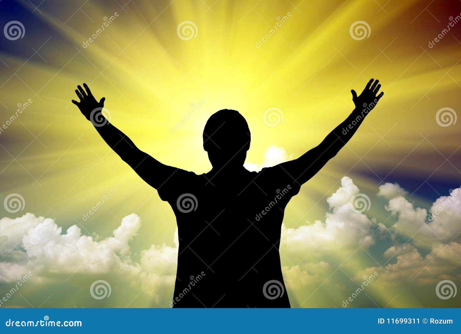 Worship to God stock image. Image of fantastic, abstraction - 11699311