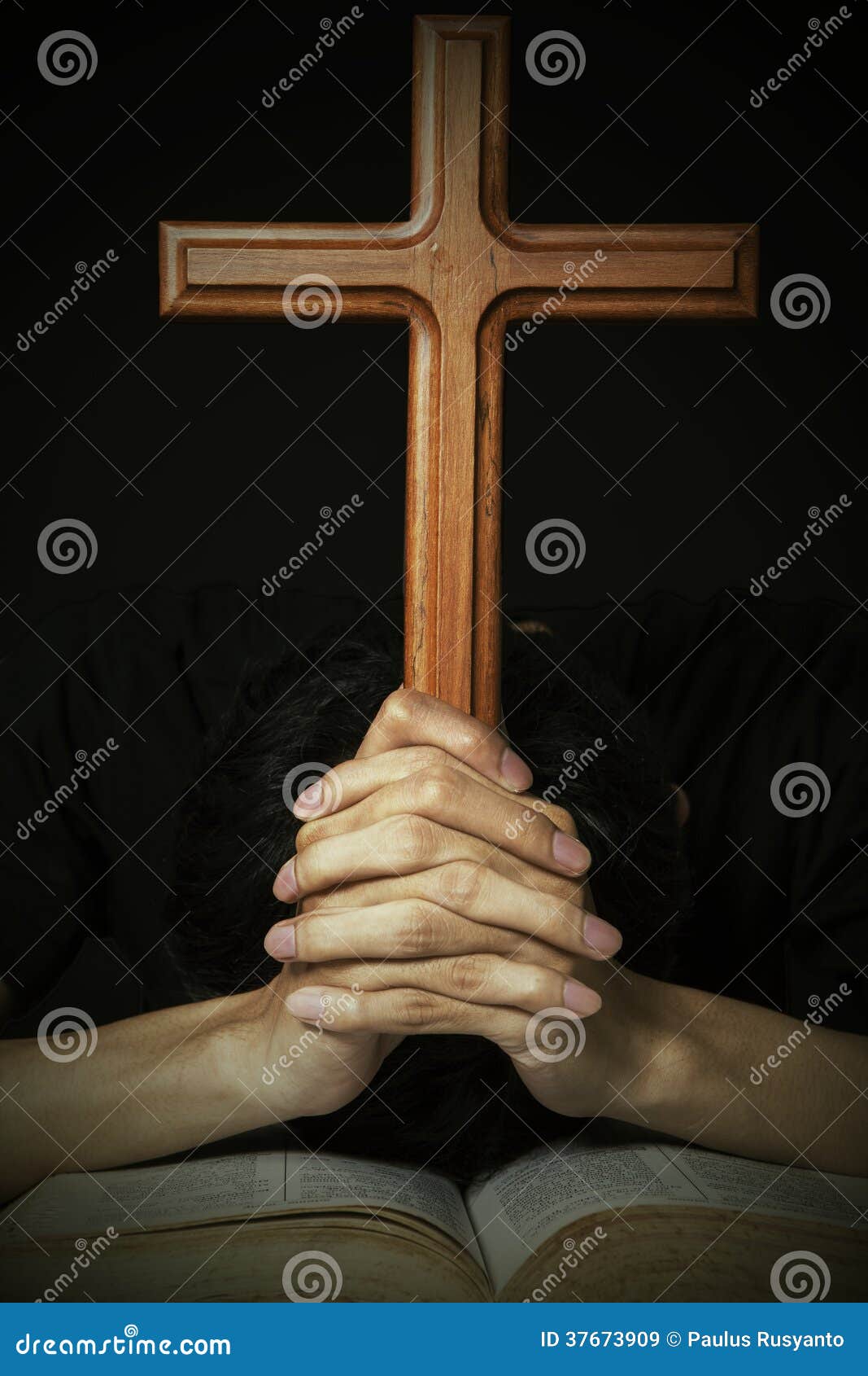Worshipper Praying stock image. Image of devotion, bible - 37673909