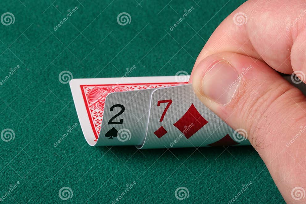 The Worst Hand in Texas Holdem Poker Stock Photo - Image of hold, prize ...