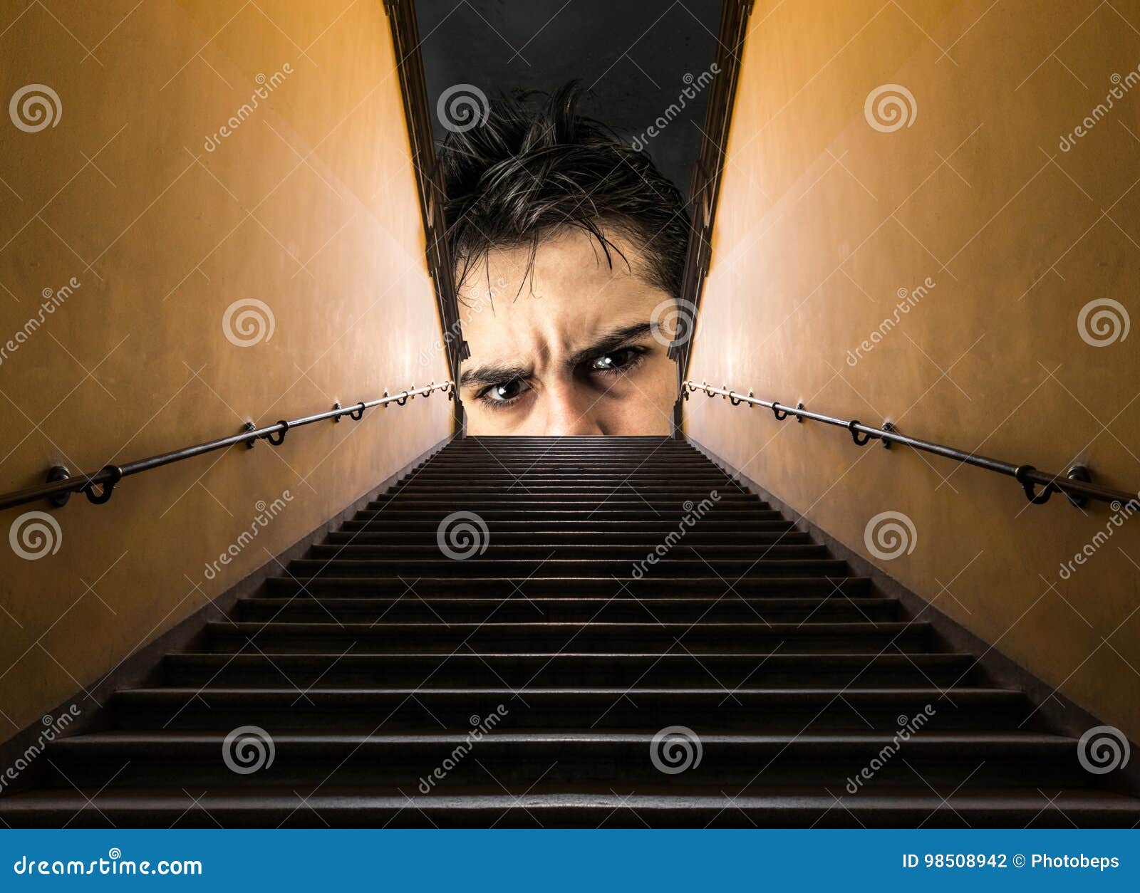 The Worst Night Mare Had Come True. Stock Photo - Image of fear ...