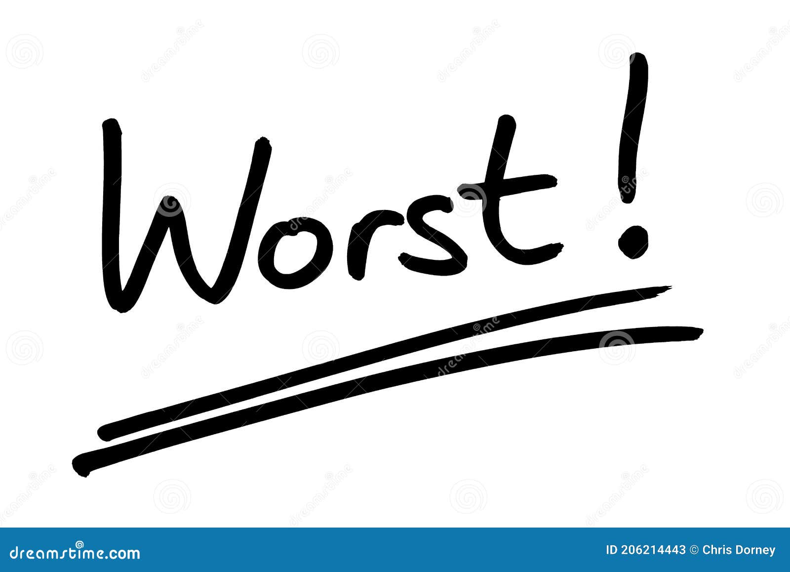 Worst stock illustration. Illustration of lesser, header - 206214443