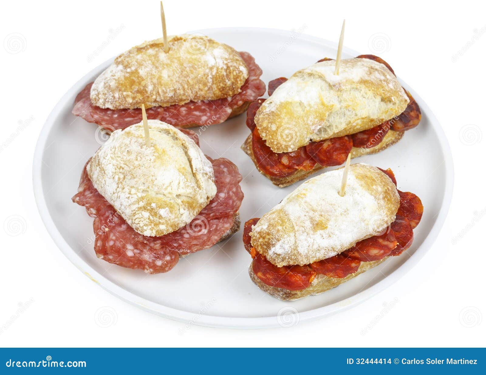 Worstsandwich, Typisch Baskisch GLB. Stock Foto - Image of plak, koken ...