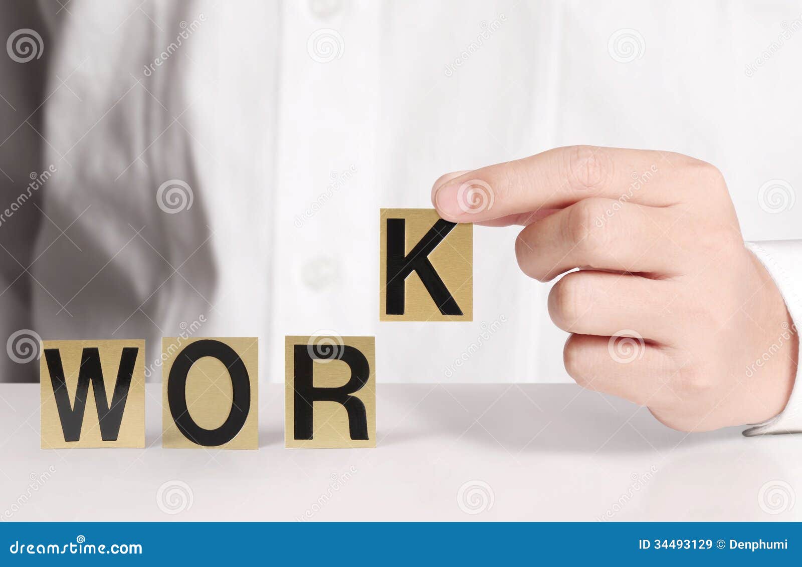 Wort in der Hand stockbild. Bild von kommunikation, zeichen - 34493129