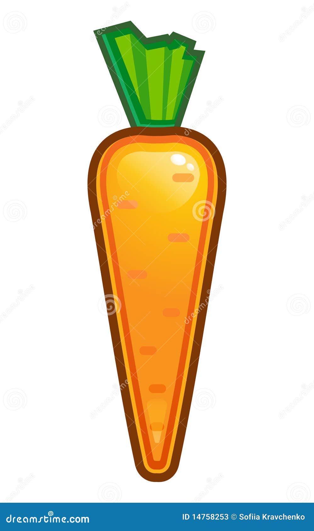 Wortel vector illustratie. Illustration of landbouw, ingrediënt - 14758253