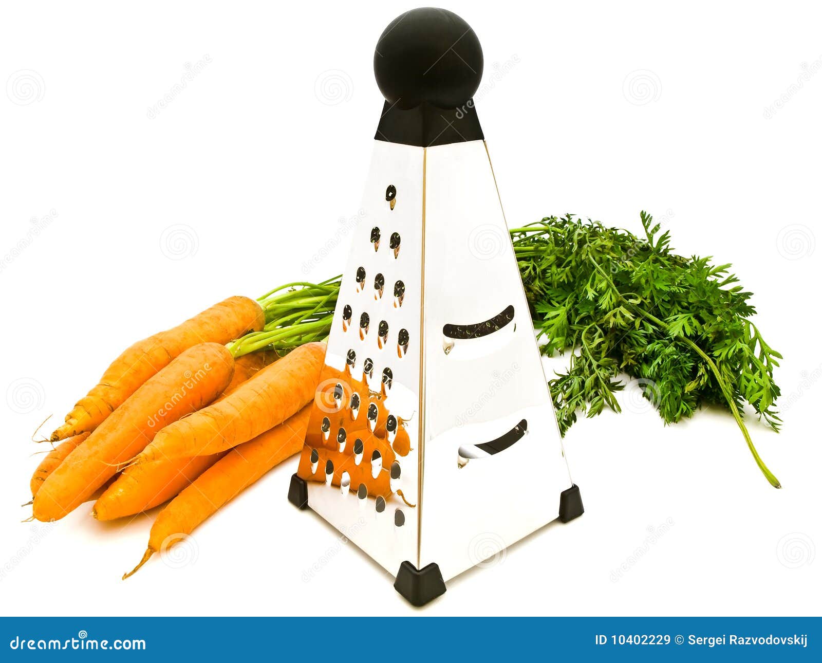 Wortelen en rasp stock afbeelding. Image of gewas, toebehoren - 10402229