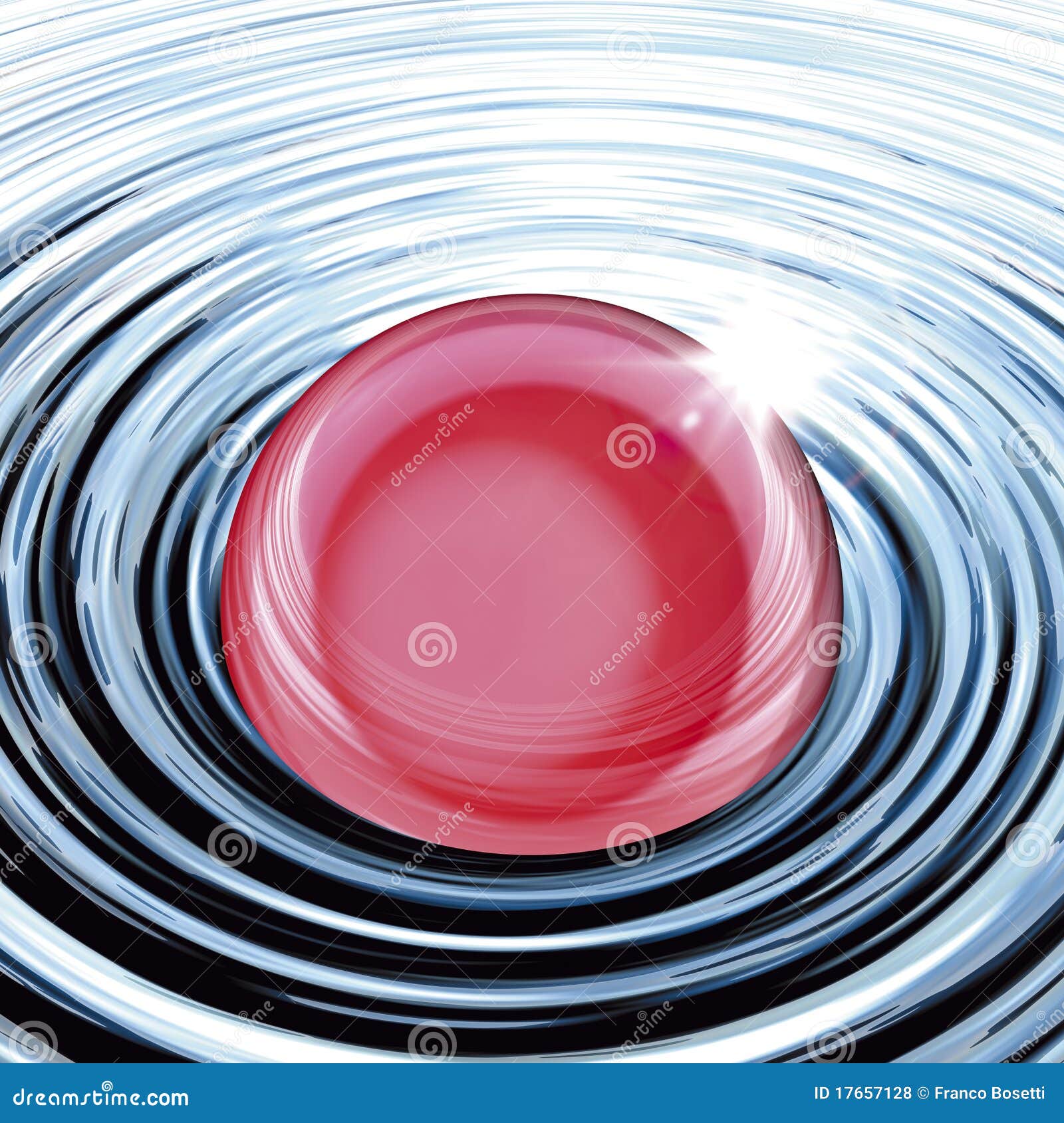 Water Whirpool Storm. Swirling Water Vortex In Cartoon Style. Vector ...